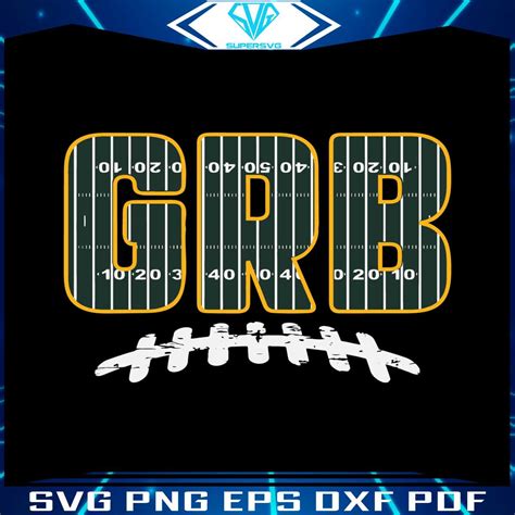 Grb Green Bay Football Nfl Team Svg