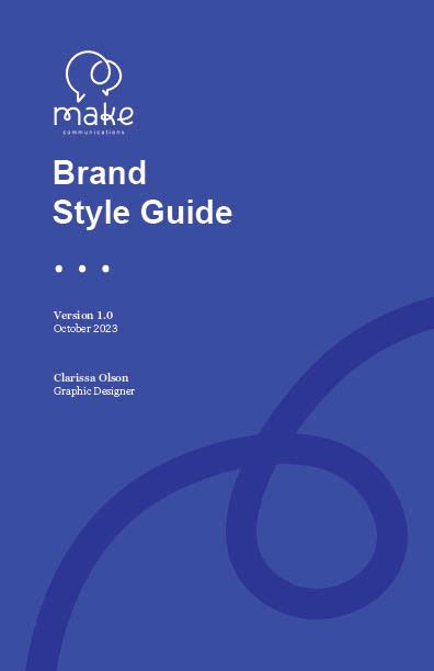 Make Communications Style Guide Behance