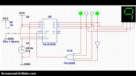 Mod Counter Circuit Diagram