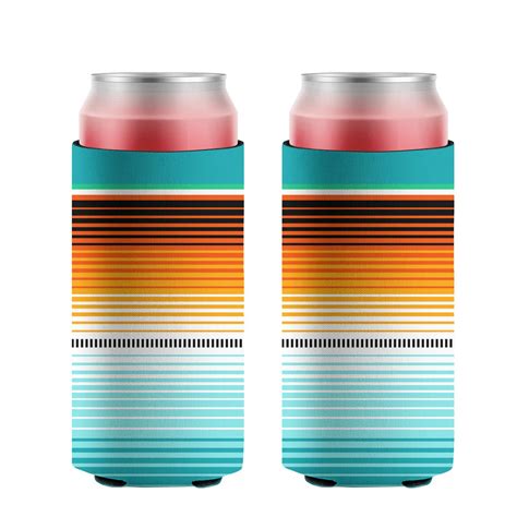 2 Pcak Neoprene Beer Can Cooler Insulated Collapsible Beer Can Sleeve