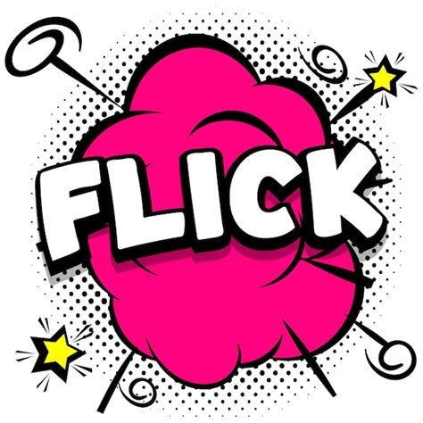 Free Vector Flick Comic Bright Template With Speech Bubbles On