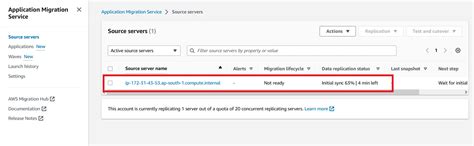 multi region server migration using aws application migration service