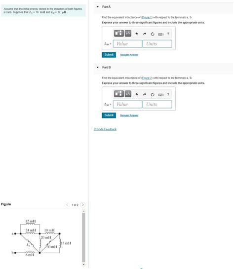 Solved Part A Assume That The Initial Energy Stored In The Chegg