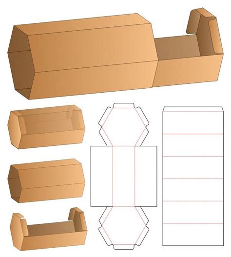 Caja De Embalaje Troquelado Diseño De Pl Premium Vector Freepik