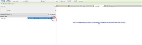 Adding Url To Revit Drafting View Autodesk Community