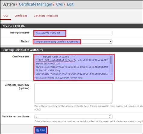How To Setup FastestVPN On PfSense Via OpenVPN Protocol