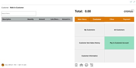 New Point Of Sale POS UI