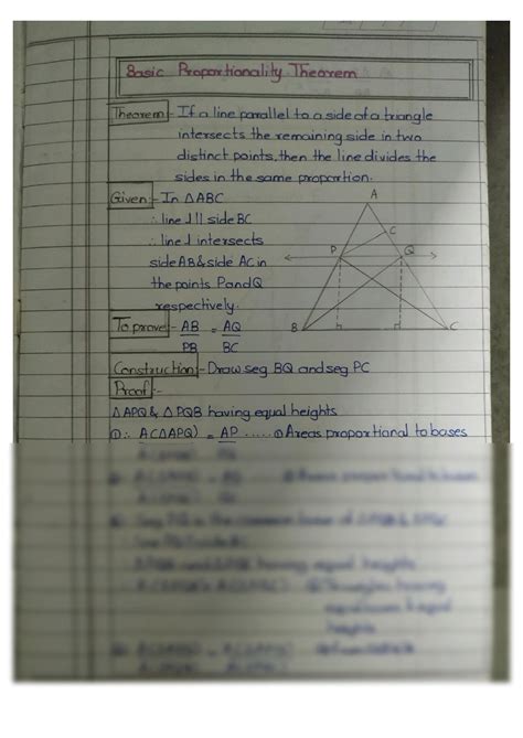 SOLUTION Basic Proportionality Theorem Studypool