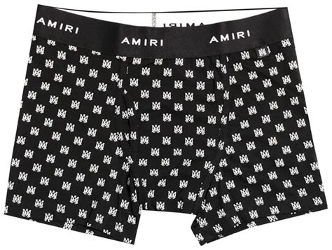 Buy Amiri Aimir Waistband Ma Boxers 'Black' - PF22MUN005 001 BLAC | GOAT