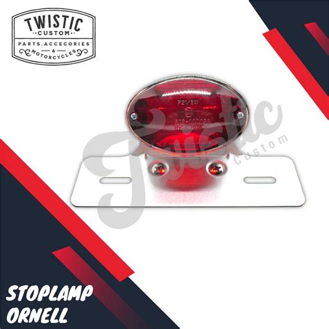 Jual Stoplamp Ornell Lampu Rem Stop Motor W250 Bsa Norton Triumph E