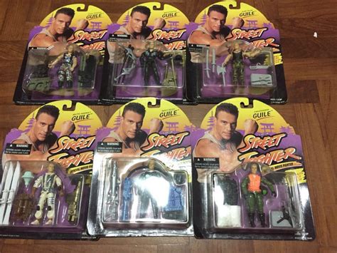 Vintage 1994 6x Nmosc Gi Joe Capcom Hasbro Street Fighter Official