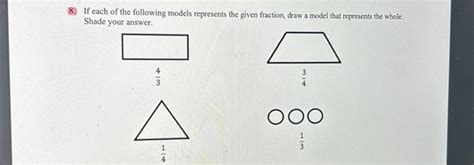 Solved If Each Of The Following Models Represents The Given