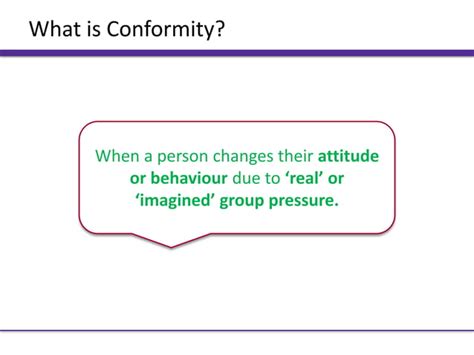 01 Types Of Conformity Power Point Pptx