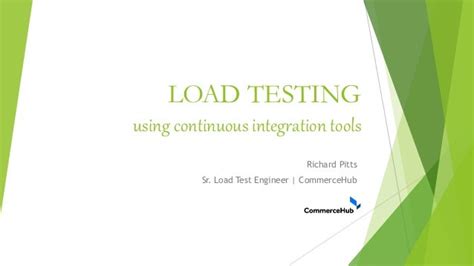 load testing using continuous integration tools