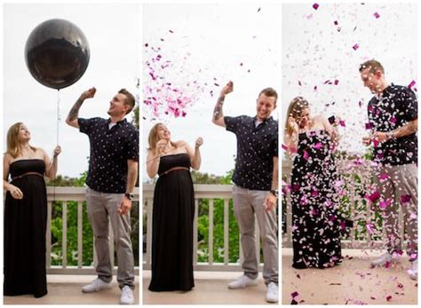 Gender Reveal Balloon Pop Black Balloon Gender Reveal For Girl