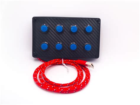 Button Box 8 Blue Buttons Geezer 3d