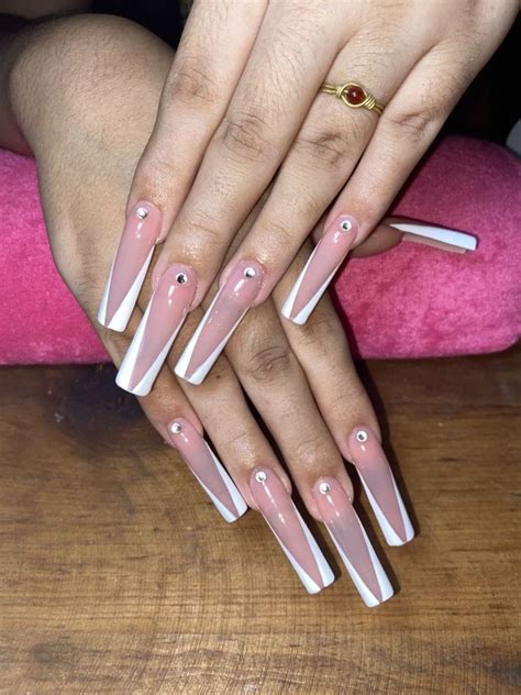 Uñas curvatura c extra largas en 2022 Uñas postizas naturales Uñas