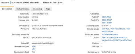 ec2两张网卡连接两个子网，分别关联eip，其中一个eip ping不通，怎么办？ 肥叉烧