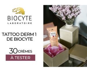 Testez gratuitement une crème Tattoo Derm 1 de Biocyte