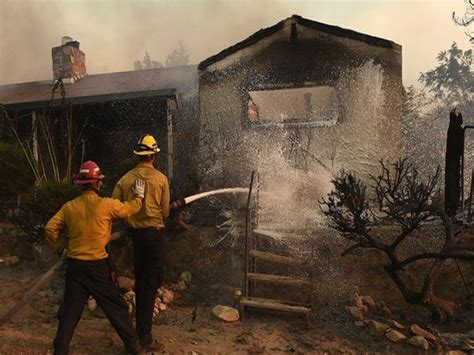 California Forest Burns Thousands Of Residents Flee Their Homes