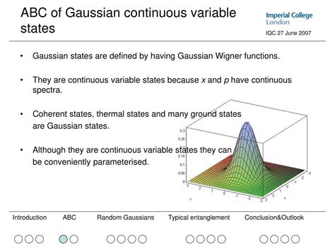 Ppt ‘ Typical Entanglement And Random States In The Continuous Variable Regime Powerpoint