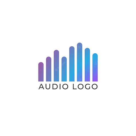 Premium Vector Audio Wave Spectrum Visual Logo Rounded Spectrum