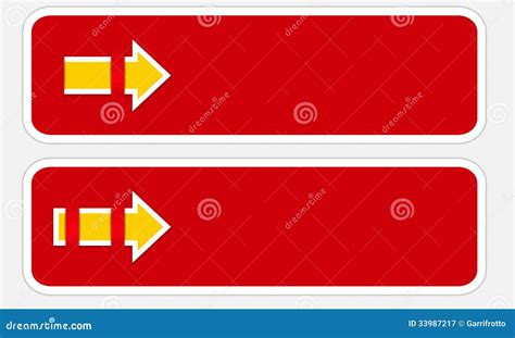 Text Box With Arrow Stock Vector Illustration Of Business 33987217