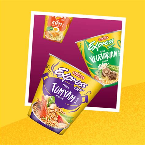 Mamee Express Cup Instant Noodle Curry Chicken Tomyam Shopee