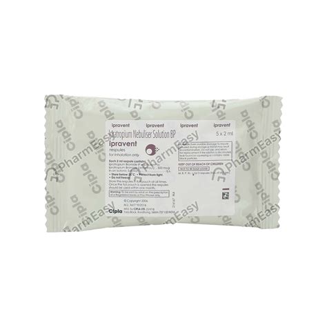 Ipravent 500 Mcg Respule 2 Uses Side Effects Dosage Composition