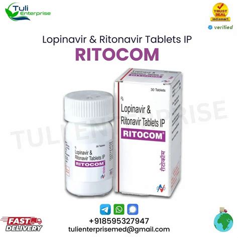 Lopinavir And Ritonavir Tablets 10 10 At Best Price In New Delhi Id