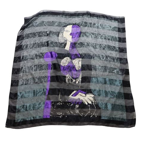 Picasso Beautiful 90s Picasso Art Deco Scarf Grailed