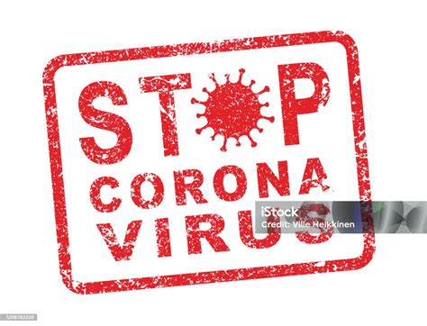 중지 Mers 코로나 바이러스 경고 아이콘 모양 생물학적 위험 위험 로고 기호 벡터 일러스트 이미지 흰색 배경에 격리 중국 우한