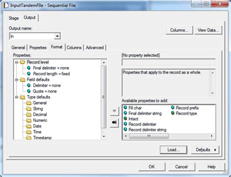 Processing A Tandem Cobol Blocked Ascii File With The Cff Stage