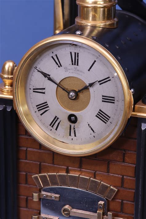 C1900 French Double Boiler Industrial Clock