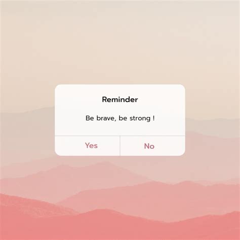 Brave Man IPhone Reminder Template Design