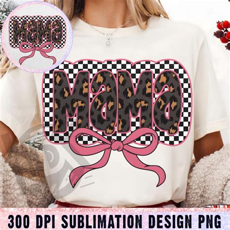Checkered Mama Png Mama Coquette Png Sublimation Designs Mama Png