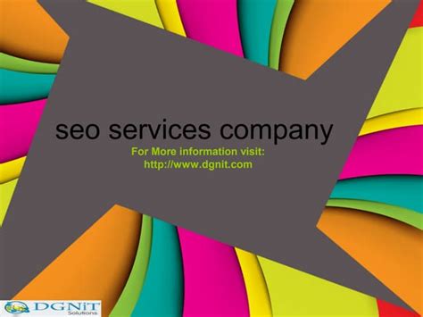 Best Seo Services Company Ppt