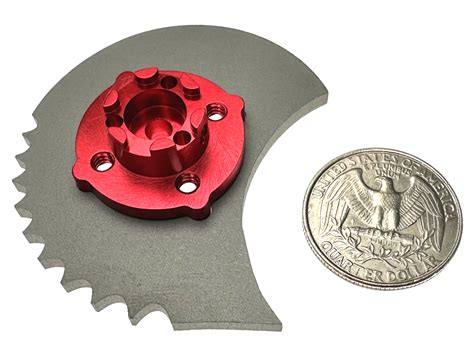 Fingertech 275inch X 3mm Asymmetric Titanium Disc Weapon Systems Fingertech Robotics