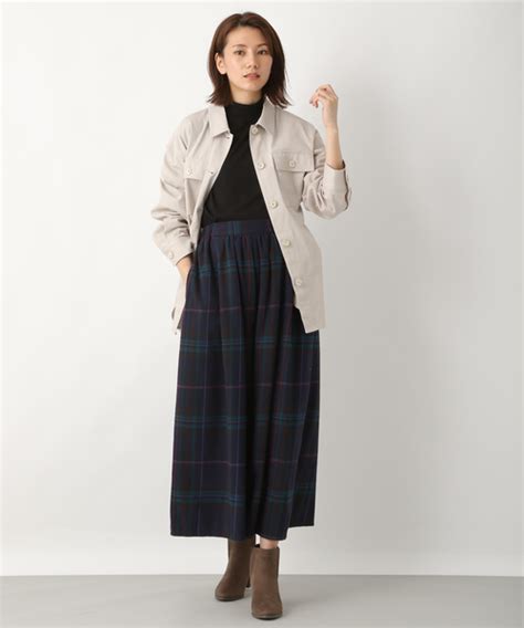LEPSIMレプシィムのWEB限定アイテムチェックマキシスカーチョ 852074その他パンツ WEAR