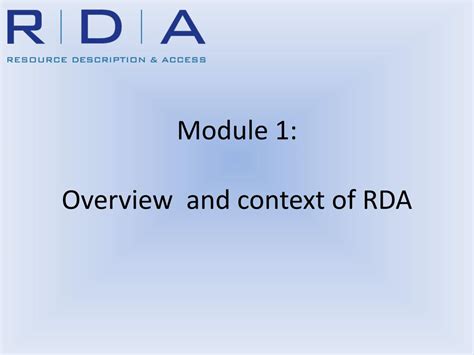 Ppt Rda Powerpoint Presentation Free Download Id1845555