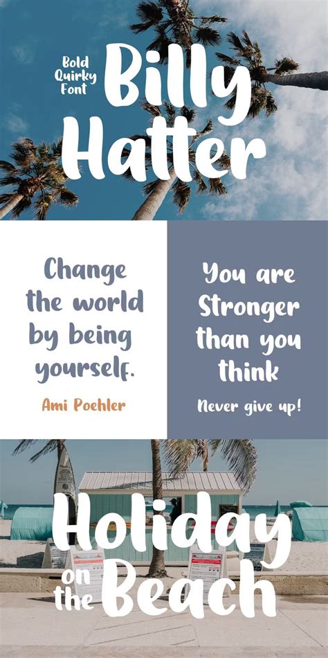 Billy Hatter Quirky Handwritten Font You Are The World Hatter Design Template