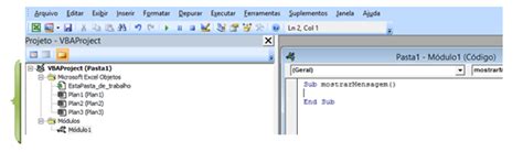 5 Módulo Vba Excel Simples