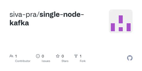 GitHub Siva Pra Single Node Kafka