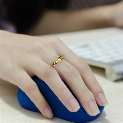 Classical Tamil Letter Gold Ring