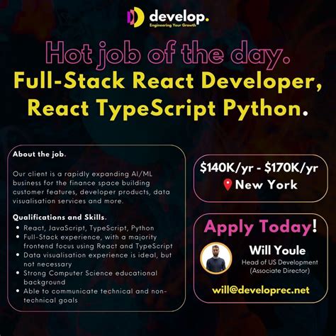 Developrec On Linkedin Techjobs Fullstackdeveloper React Nycjobs