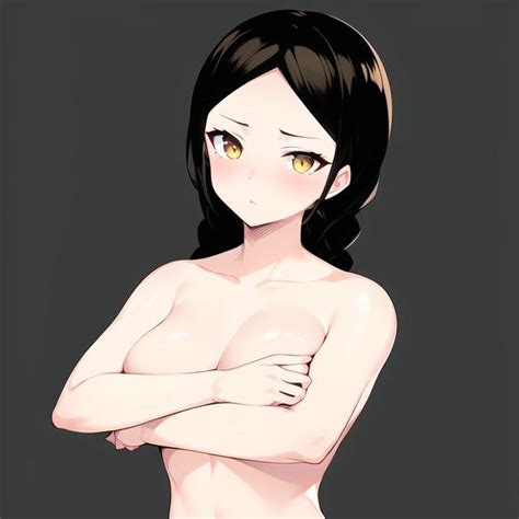 rule 34 angry angry face arms crossed over breasts big breasts black