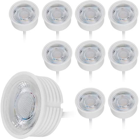 Hcfei Lot De 10 Modules Led 5 W Gu10 Mr16 230 V Seulement 22 Mm Plats