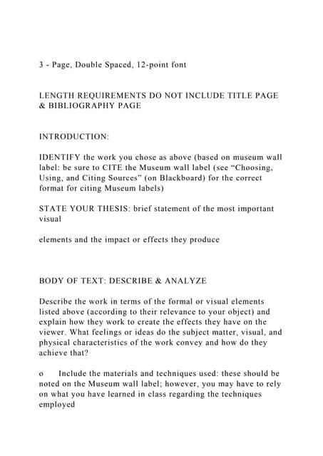 3 Page Double Spaced 12 Point Fontlength Requirements Do Docx