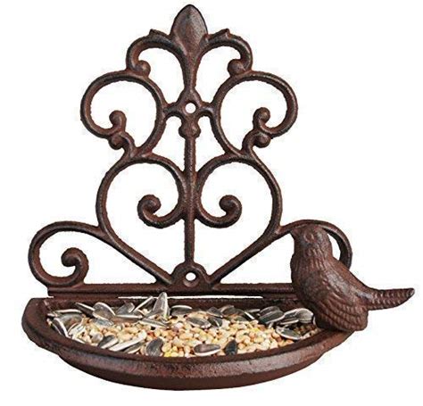 Buy Garden Mile® Vintage Style Decorative Cast Iron Bird Feeder Bird