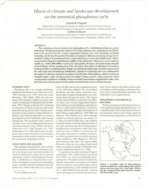 Pdf Effects Of Climate And Landscape Development On The Terrestrial